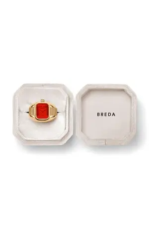 BREDA Nocturne Time Ring - Deep Gold/flame