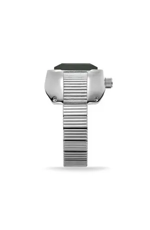 BREDA Nocturne Time Ring - Silver/smoke