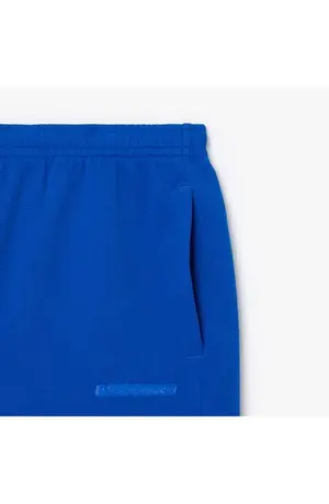 Lacoste Double Face Organic Cotton Blend Piqué Sweatpants - Lazuli