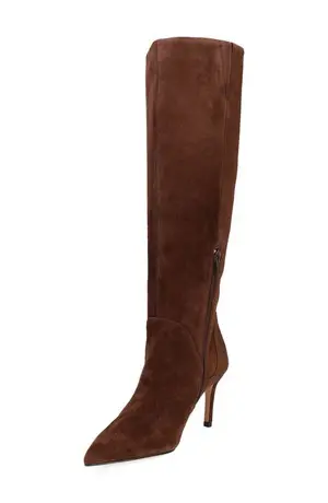 Pelle Moda Lidya Knee High Boots - Espresso