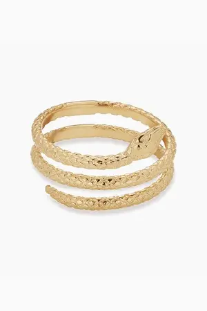 ORADINA 14k Gold Snake Ring