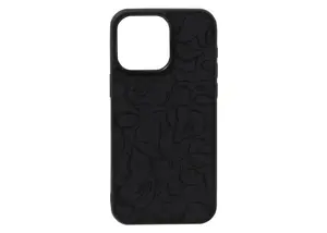 A BATHING APE Abc Line Camo Embossed Iphone 15 Pro Max Case - Black