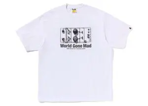 A BATHING APE Baby Milo Figure Relaxed Fit Tee Shirt - White