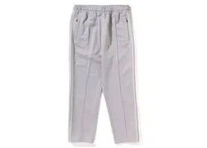 A BATHING APE Line Camo Jacquard Loose Fit Sweatpants - Silver