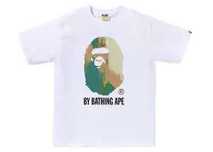 BAPE Tie Dye By Bathing Ape Tee Shirt (fw24) White/beige