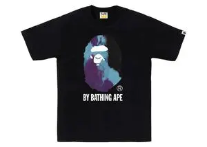 A BATHING APE Tie Dye By Bathing Ape Tee Shirt (fw24) Black