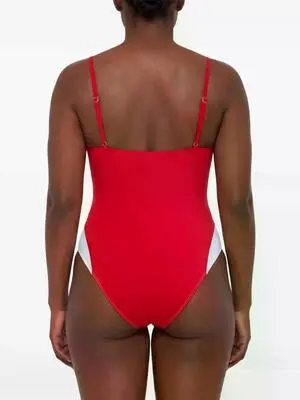 LET'S SWIM Logo-print Swimsuit