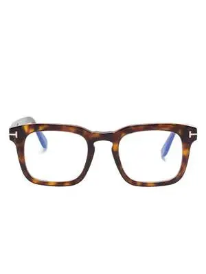 TOM FORD Square-frame Glasses - Brown
