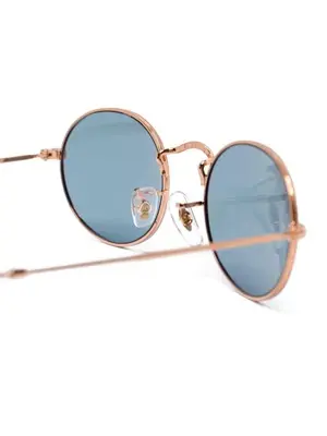 Ray-ban Oval-frame Sunglasses - Gold