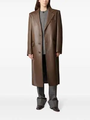 TOD'S Leather Coat
