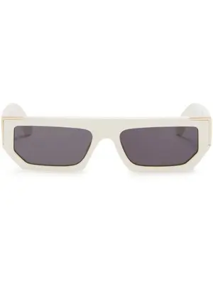Palm Angels Rectangle Sunglasses - White