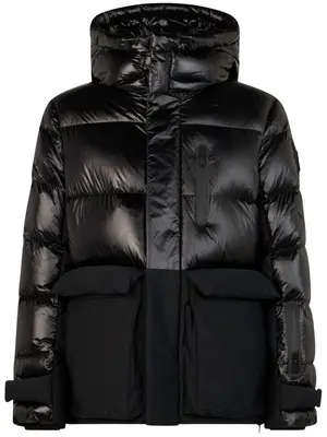 Moose Knuckles Panelled Hooded Down Jacket