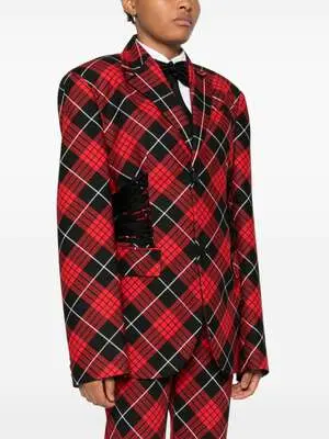 JEAN PAUL GAULTIER Plaid-check Blazer