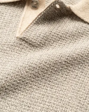 Rodd & Gunn Marlin Knit Polo Sweater - Smoke