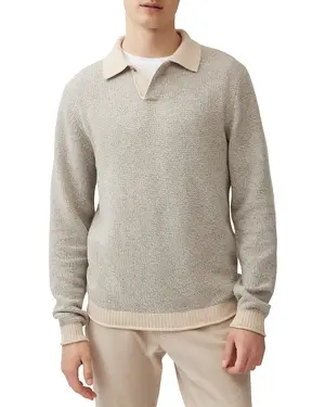 Rodd & Gunn Marlin Knit Polo Sweater - Smoke