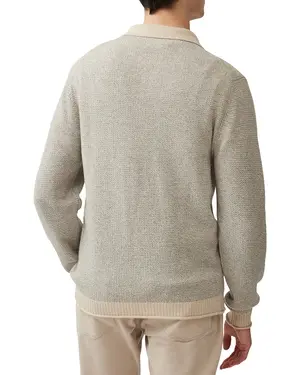 Rodd & Gunn Marlin Knit Polo Sweater - Smoke