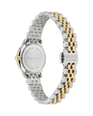 FERRAGAMO Duo Watch, 28mm - Green/two-tone