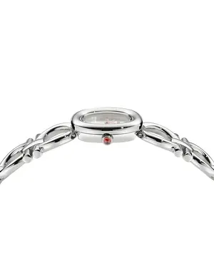 FERRAGAMO Double Gancini 25mm Watch - Silver