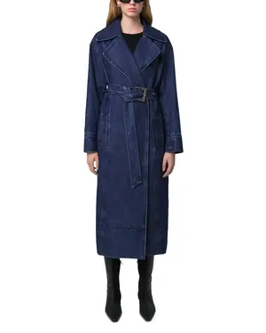 Apparis Tate Denim Trench Coat