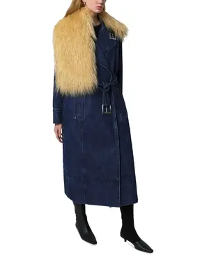 Apparis Tate Denim Trench Coat