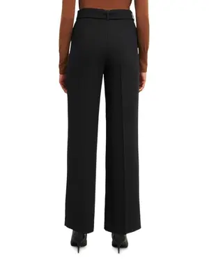 HOBBS LONDON Drew Belted Wide Leg Trousers