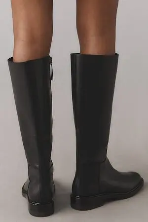 REFORMATION Nancy Knee High Boots - Black