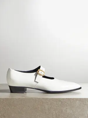 Bally Gerwin Glossed-leather Mary Jane Flats