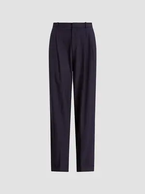 Polo Ralph Lauren Wool Straight-leg Pants - Navy