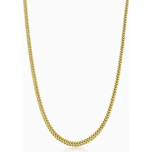 ORADINA 10k Gold Franco Chain Necklace - Yellow Gold