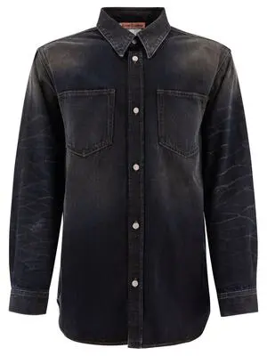 Acne Studios Oversized Denim Shirt - Blue