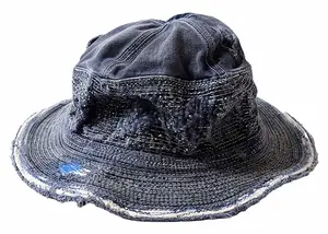 Kapital Kapital The Old Man And The Sea Chino Crash Remake Bucket Hat Navy