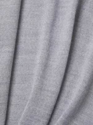 Robert Barakett Roman Polo Sweater - Light Grey