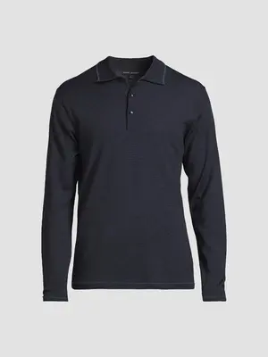 Robert Barakett Roman Polo Sweater - Navy
