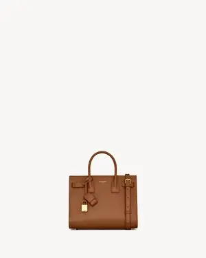 Saint Laurent Sac De Jour Nano Leather Bag