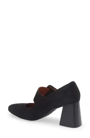 CHOCOLAT BLU Halle Mary Jane Pump - Black Suede