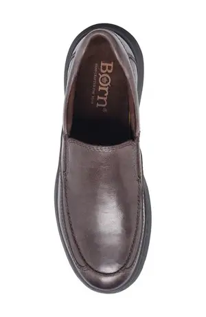 BØRN Cambridge Slip-on Sneaker - Dark Brown Leather
