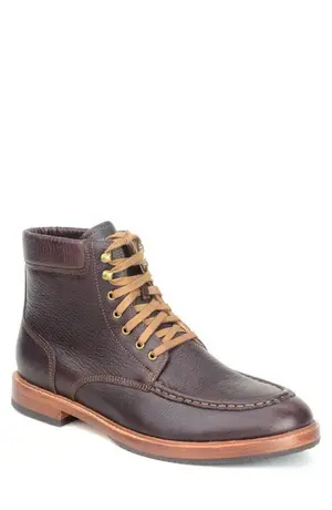 WARFIELD & GRAND Roseberg Derby Boot - Dark Brown
