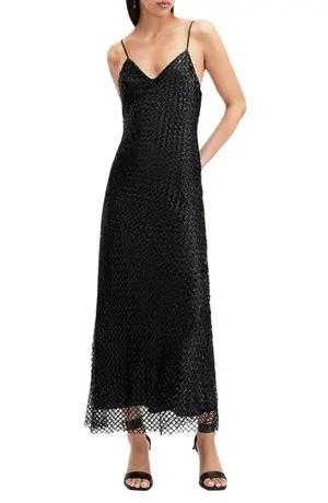 ALLSAINTS Chantelle Sequin Slipdress