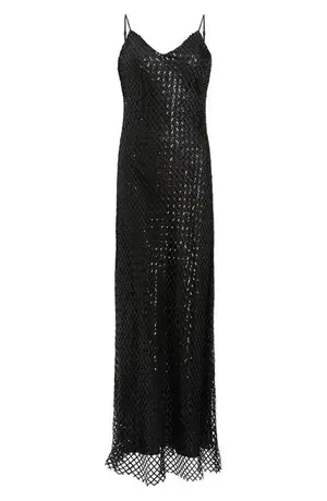 ALLSAINTS Chantelle Sequin Slipdress