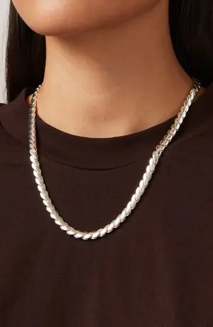 Jenny Bird Paloma Chain Necklace - High Polish Silver