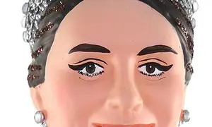 CODY FOSTER & CO Princess Kate Glass Ornament