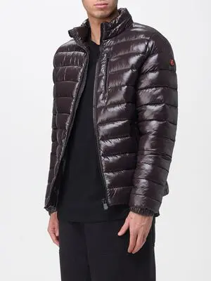 SAVE THE DUCK Quilted Zip Up Jacket - Brown