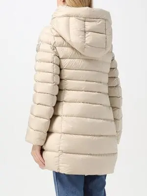 Add Quilted Hooded Jacket - Ivory