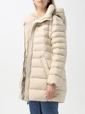 Add Quilted Hooded Jacket - Ivory