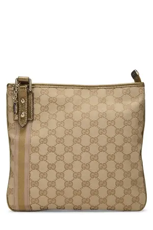 Gucci Original GG Canvas Jolicoeur Messenger Beige