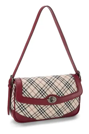 Burberry House Check Jacquard Turnlock Shoulder Bag
