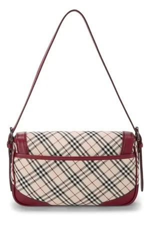 Burberry House Check Jacquard Turnlock Shoulder Bag
