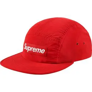 Supreme Raised Logo Patch Camp Cap - Red