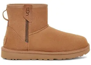 UGG Classic Mini Bailey Zip Boots - Chestnut