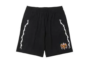 WARREN LOTAS Bat Reaper Mesh Shorts - Black